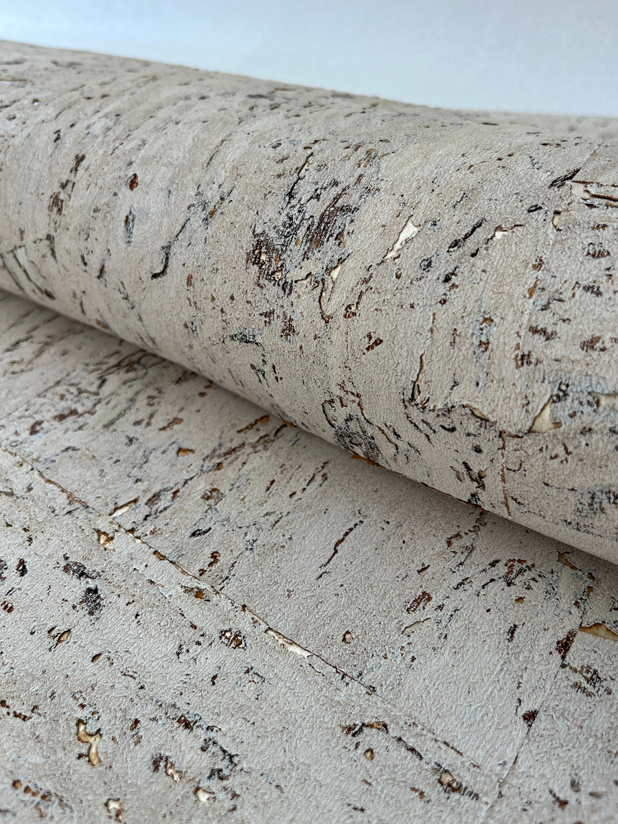 Cork Wallpaper - Buy Now Natural Textured Cork Wallpaper | California ...