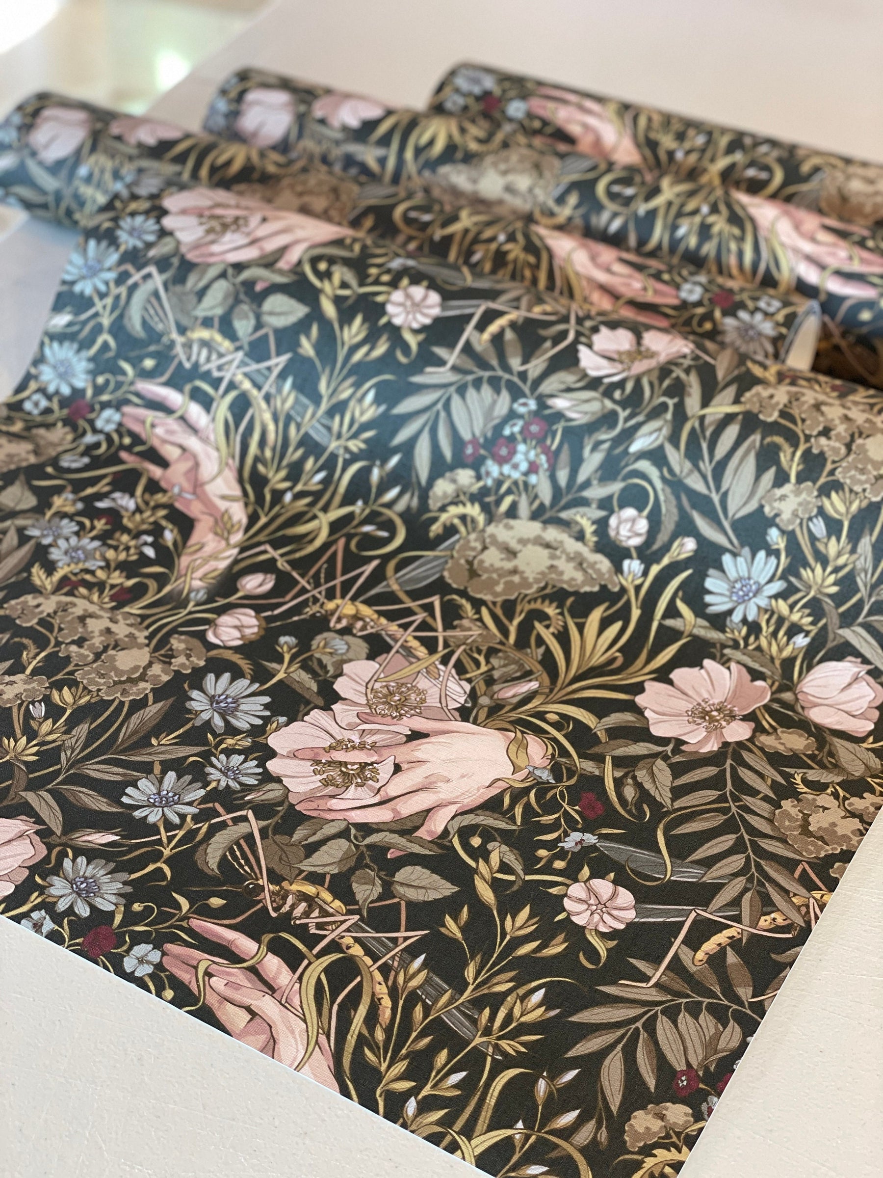 Hand Palm Peel and Stick Wallpaper | The Story of Hamlet and his Belov ...