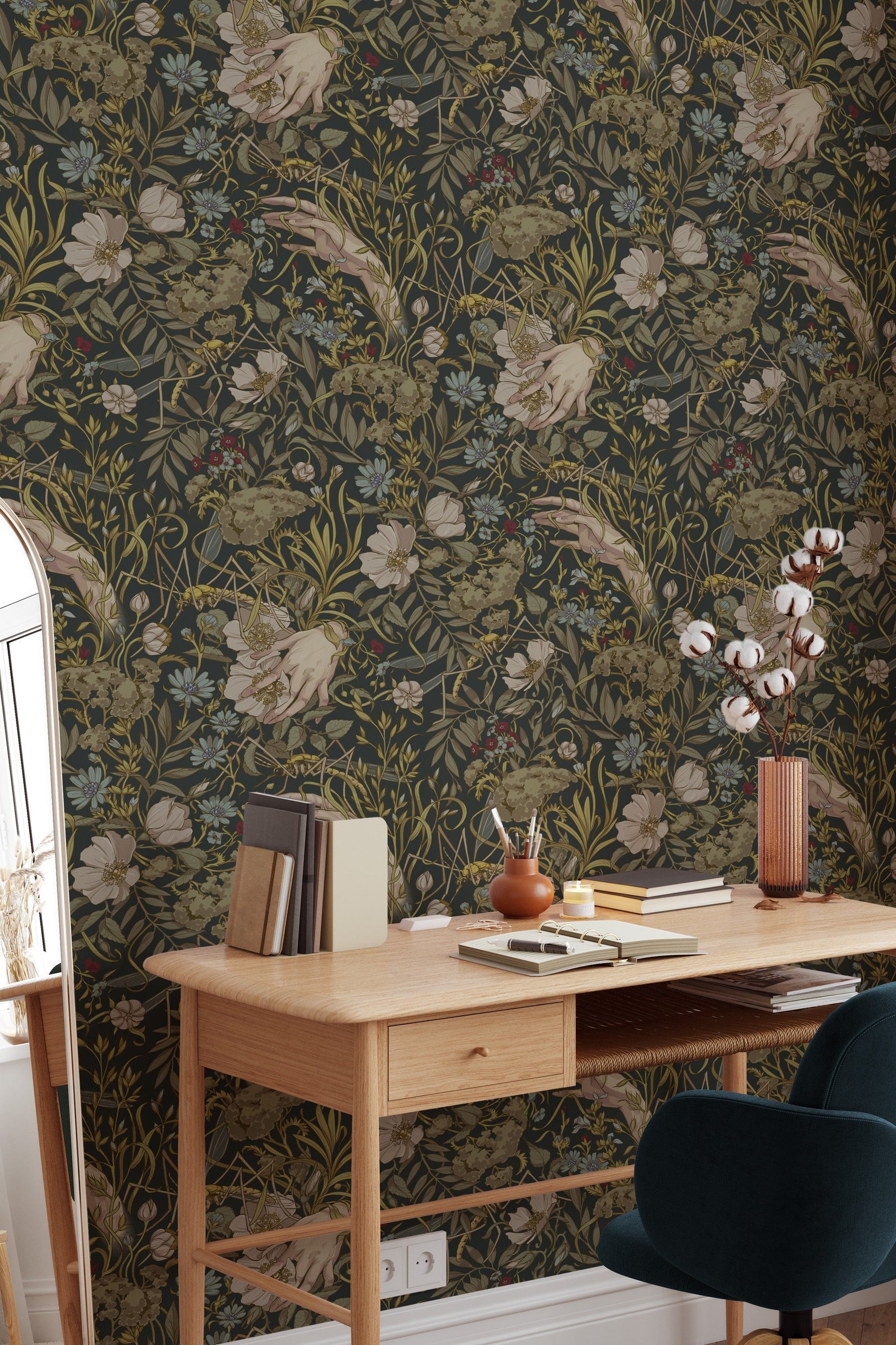 Hand Palm Peel and Stick Wallpaper | The Story of Hamlet and his Belov ...